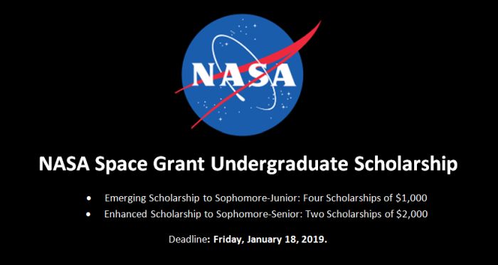 NASA Space Grant Undergraduate Scholarship﻿ - 2022 HelpToStudy.com 2023