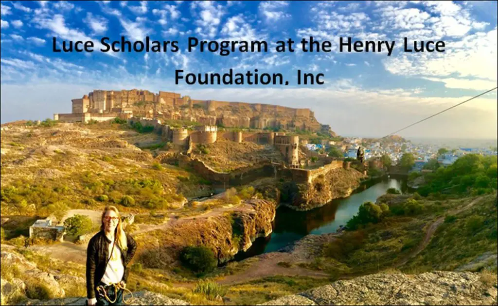 Luce Scholars Program at the Henry Luce Foundation, Inc - 2022 HelpToStudy.com 2023