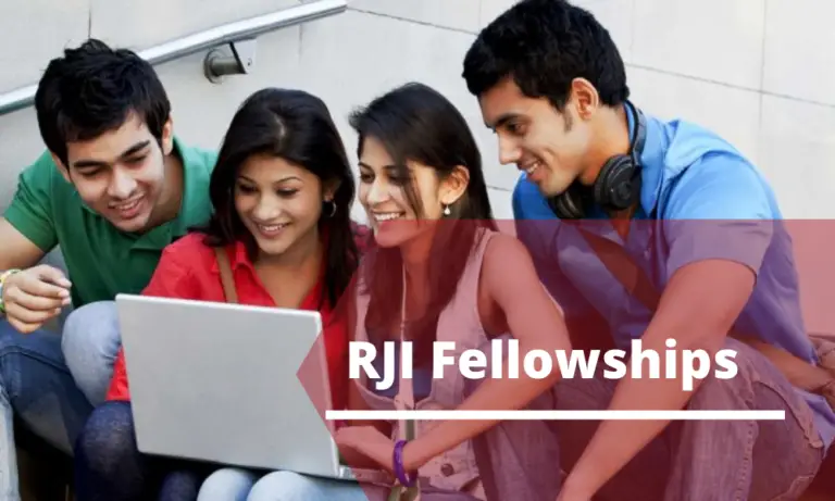 RJI Fellowships for Journalism students
