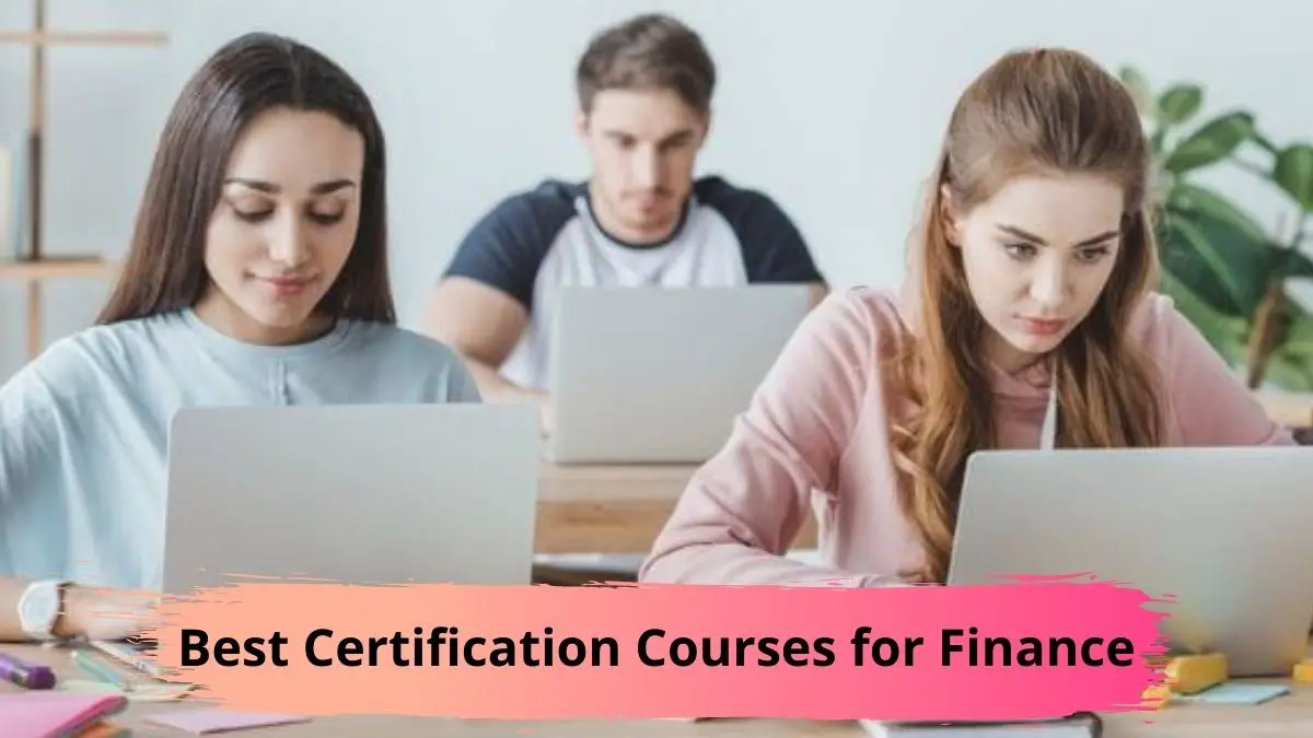 Best Certification Courses for Finance