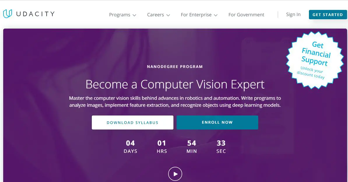 Best Online Computer Vision Courses