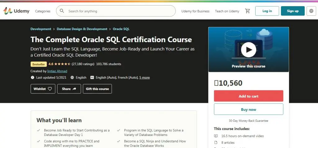 Best Online Courses to Learn SQL