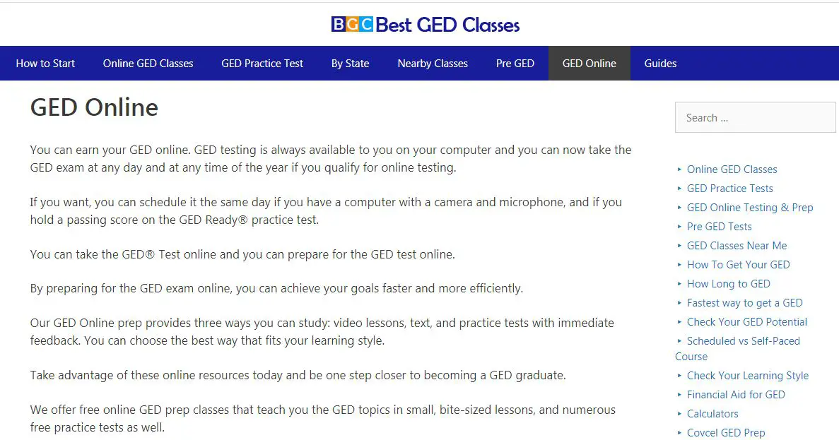 Best GED Prep Courses