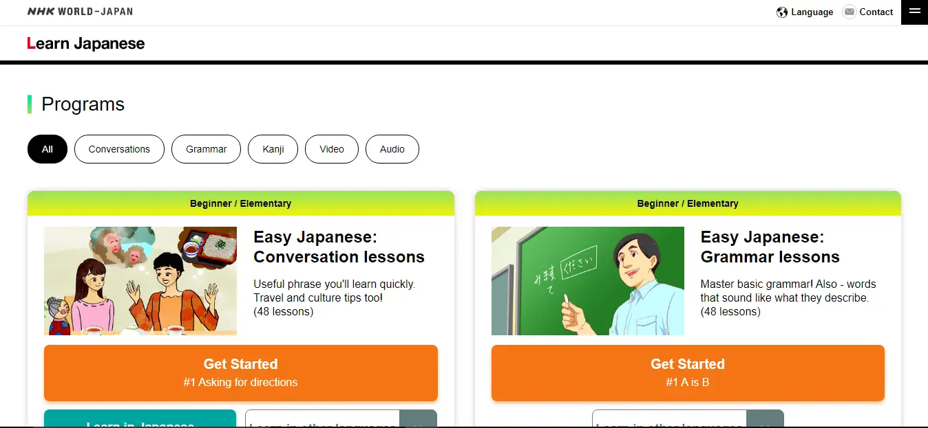 Best Free Japanese Courses
