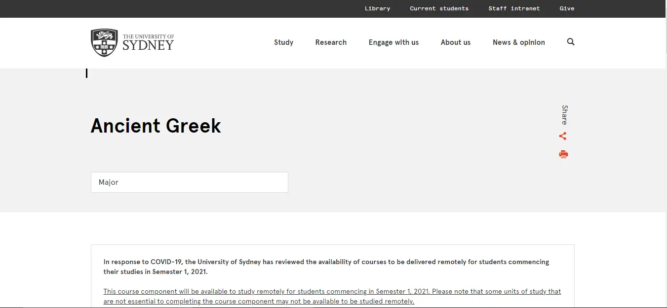 University Of Sydney Best Courses