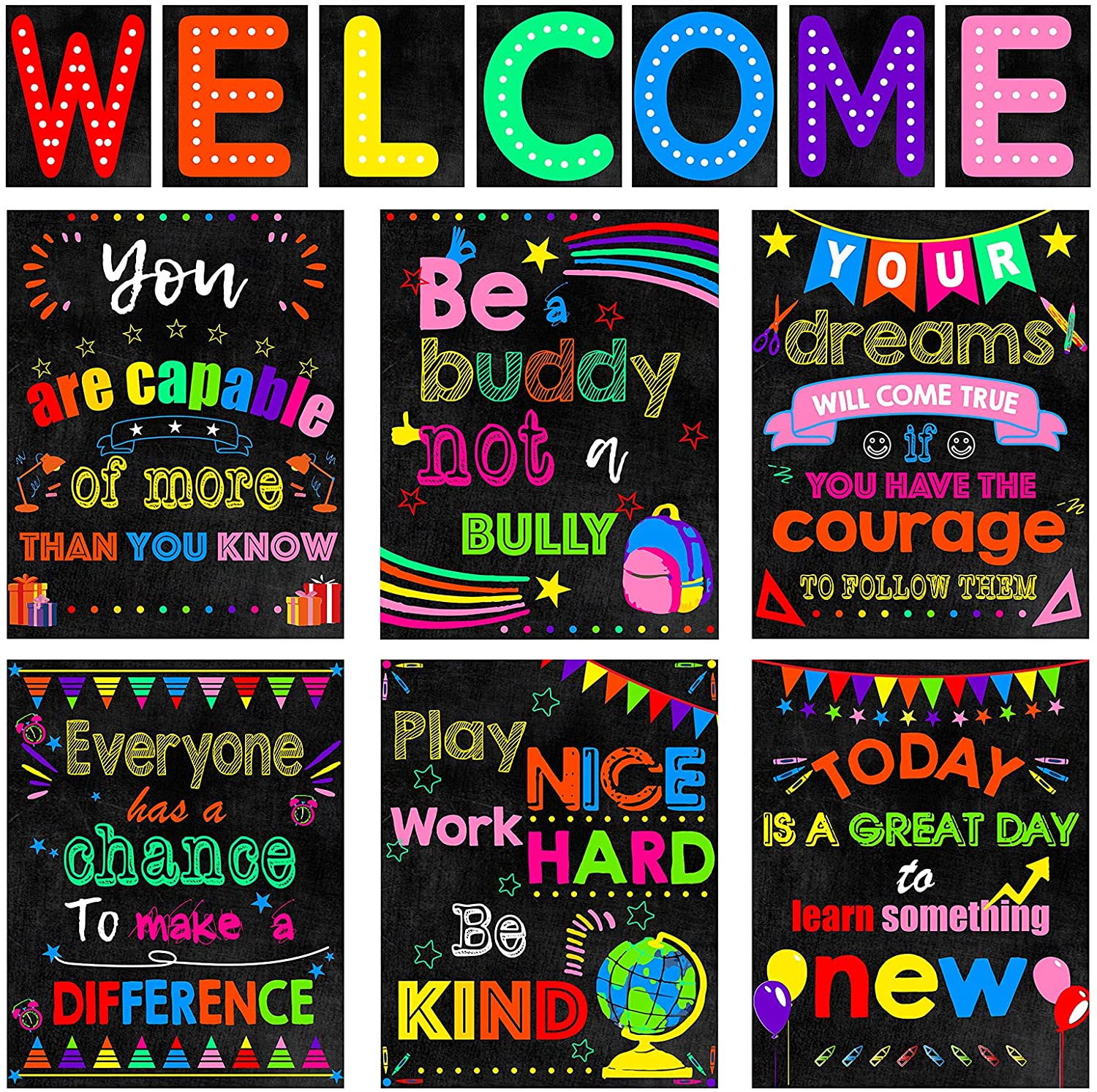 Welcome Signs for Classroom
