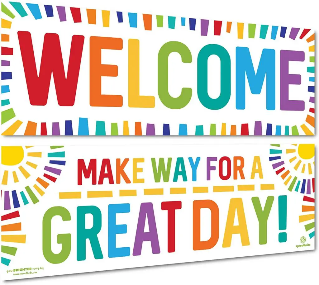 Welcome Signs for Classroom