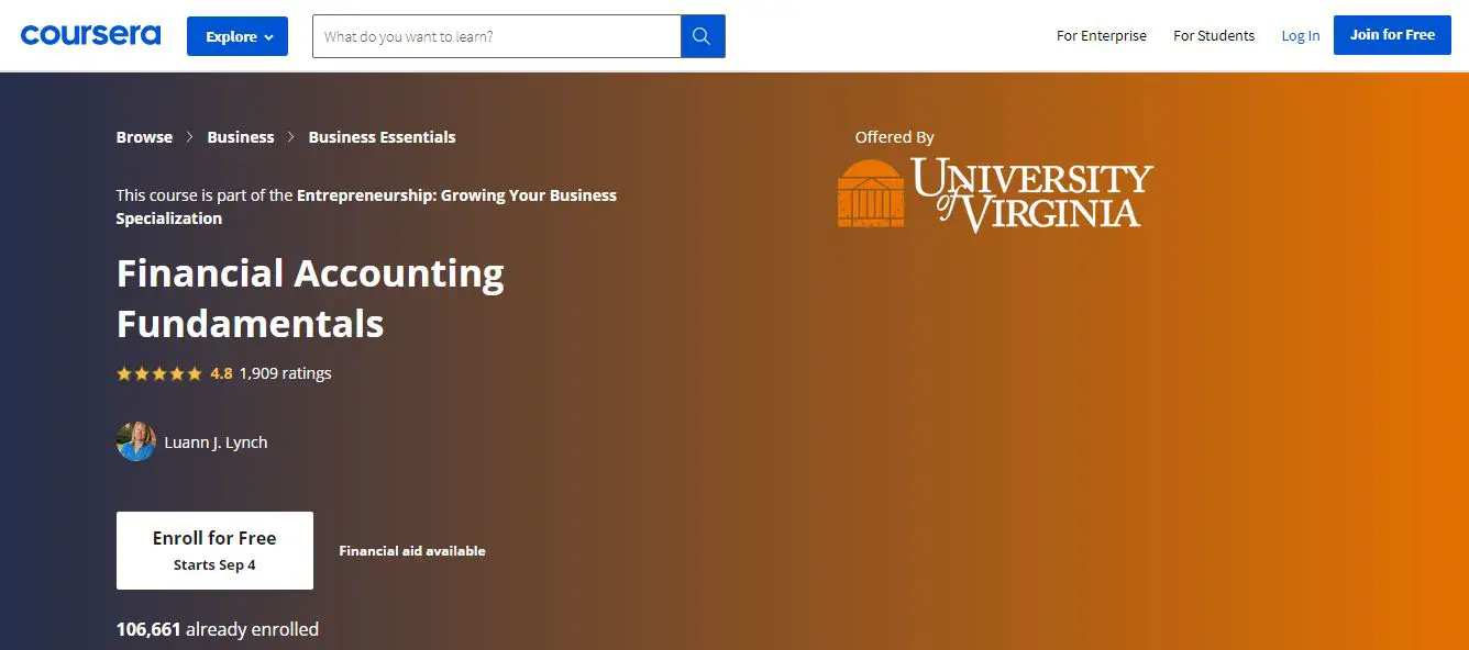 Best Financial Accounting Courses