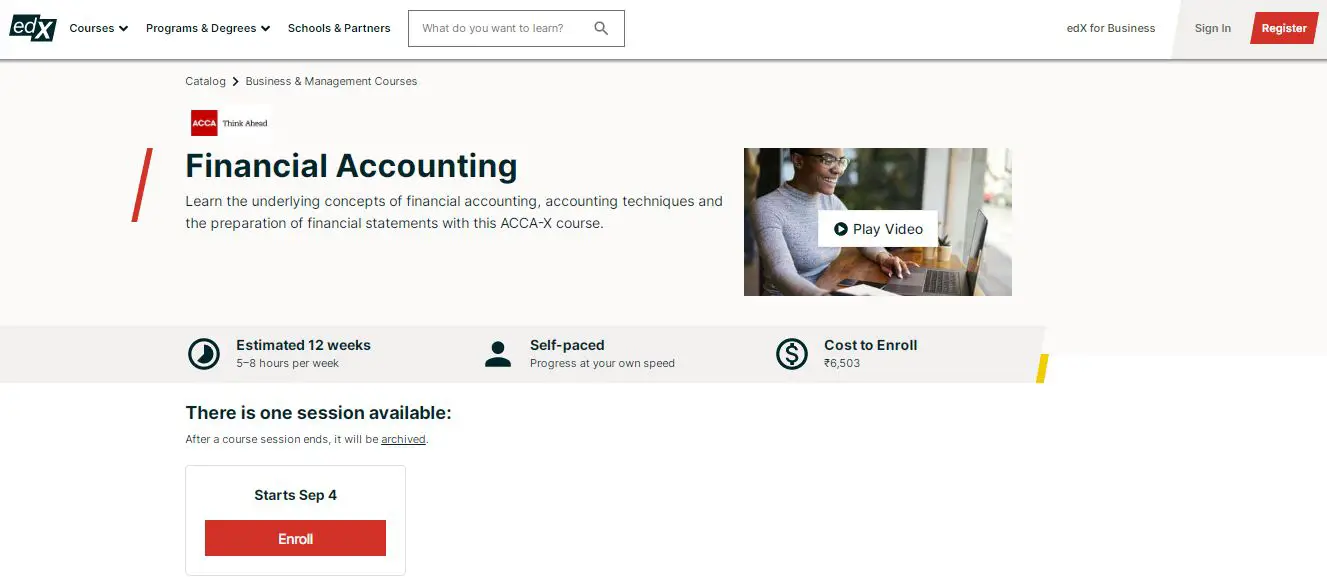 Best Financial Accounting Courses