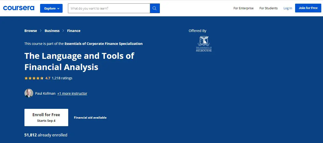 Best Financial Analyst Courses Online