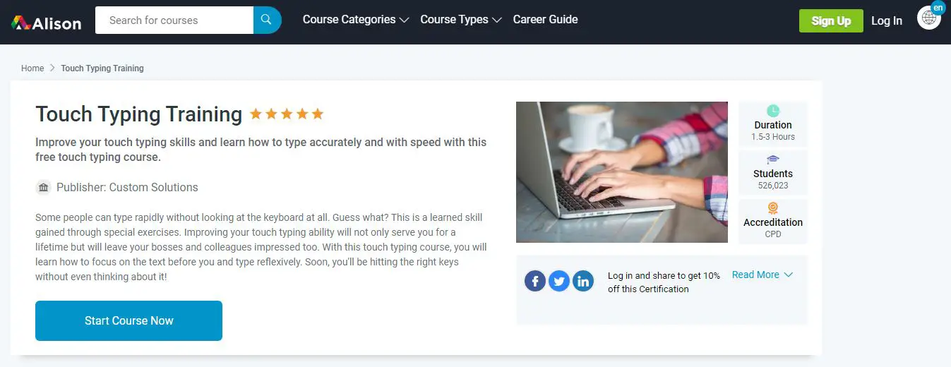 Best Free Touch Typing Courses