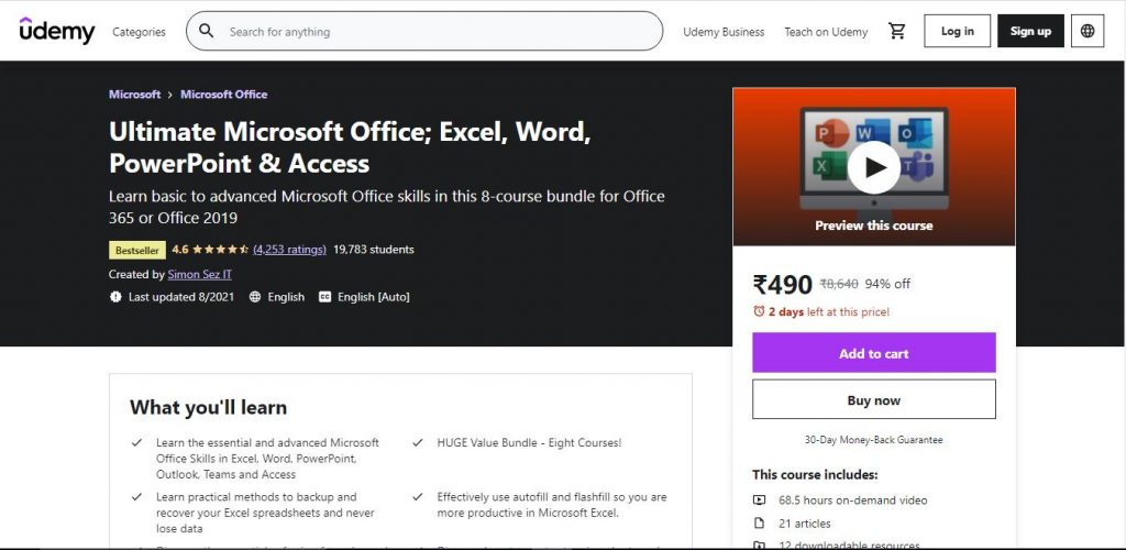 Best Online Courses for Microsoft Office