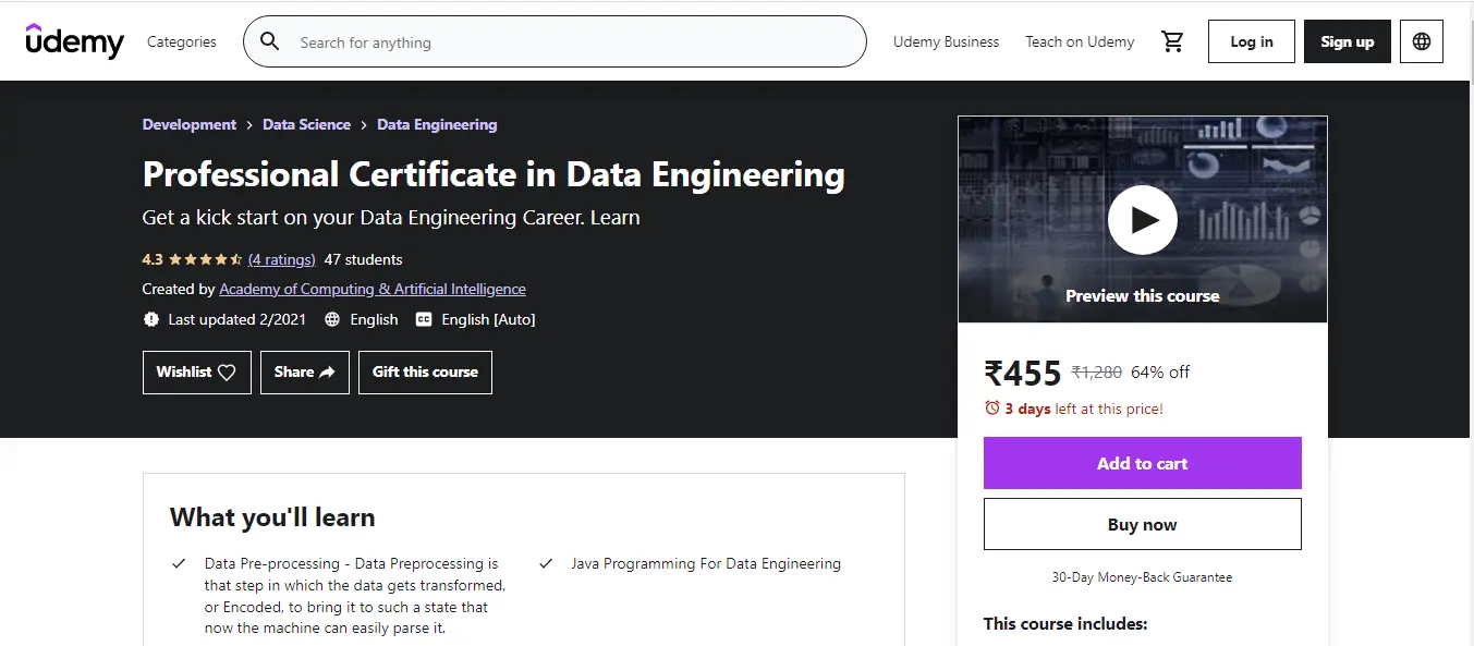 Best Online Data Engineering Courses